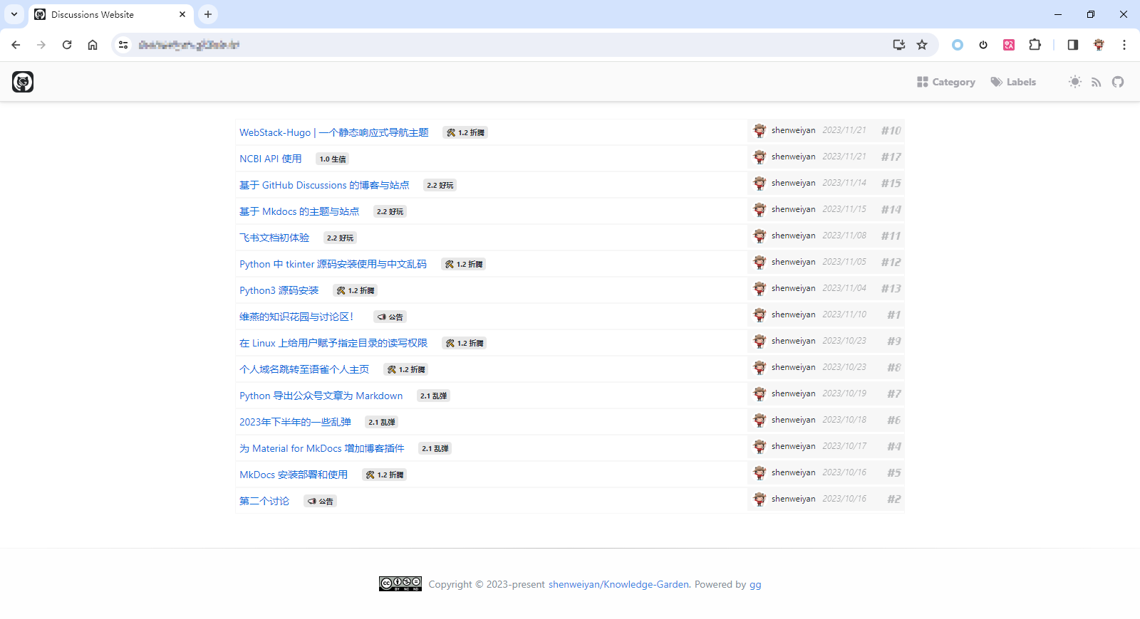 GitHub - shenweiyan/gg-discussions: 🦄 GG (Gatsby + GitHub) - A gatsby website builder based on ...